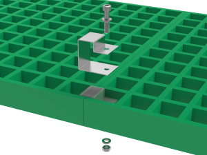 'C' Grating Fixing Clips (8 Pack) - Grating Direct